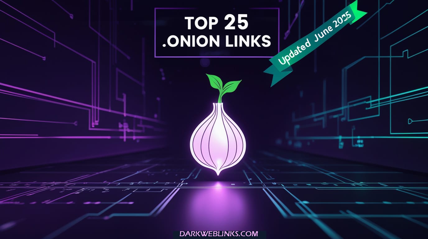 Top 25 Active .Onion Links on the Dark Web (Updated June 2025)